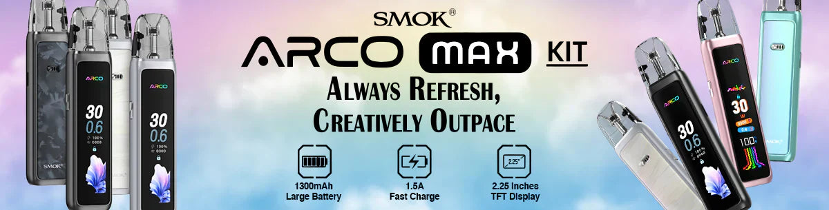 SMOK ARCO MAX 30W Pod Kit Review | Features, Performance & Shop Now ...