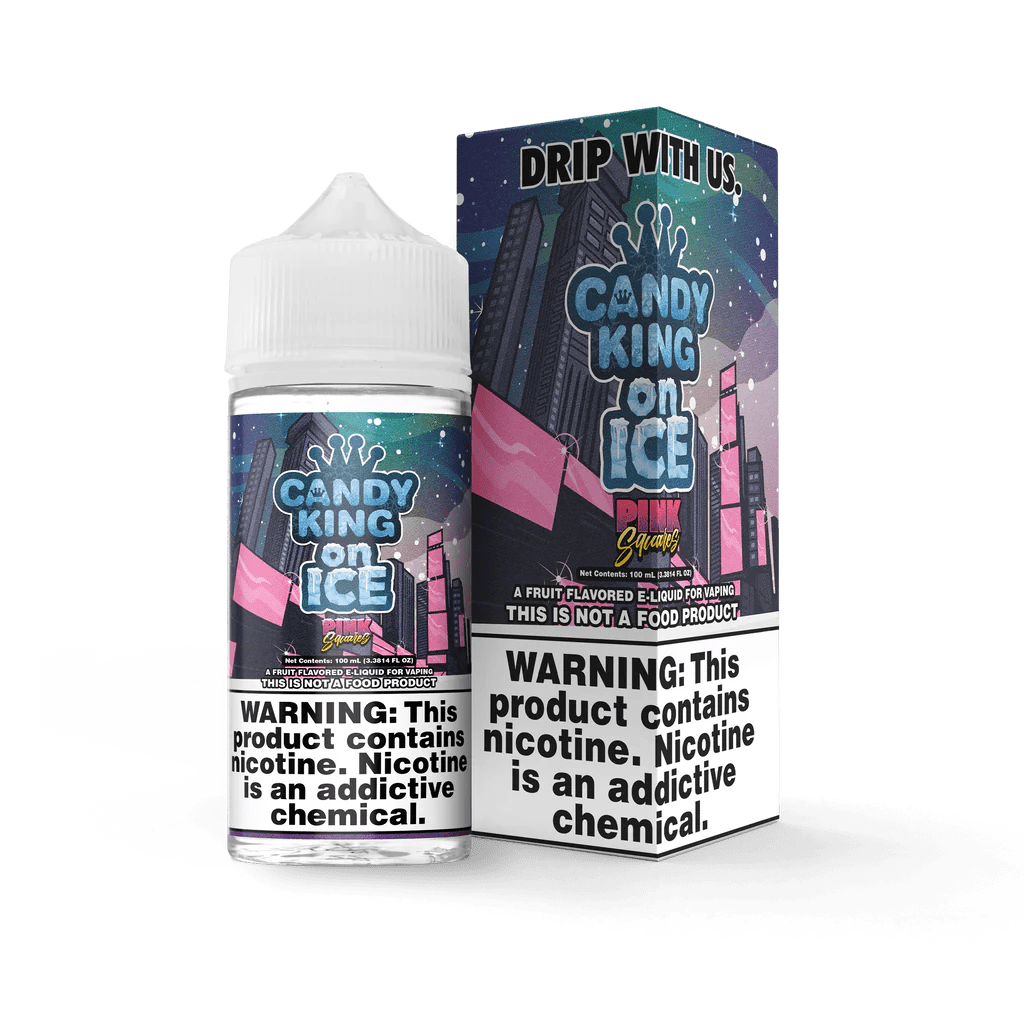 Pink Squares on ICE - Candy King on ICE - Vape Juice | Giant Vapes