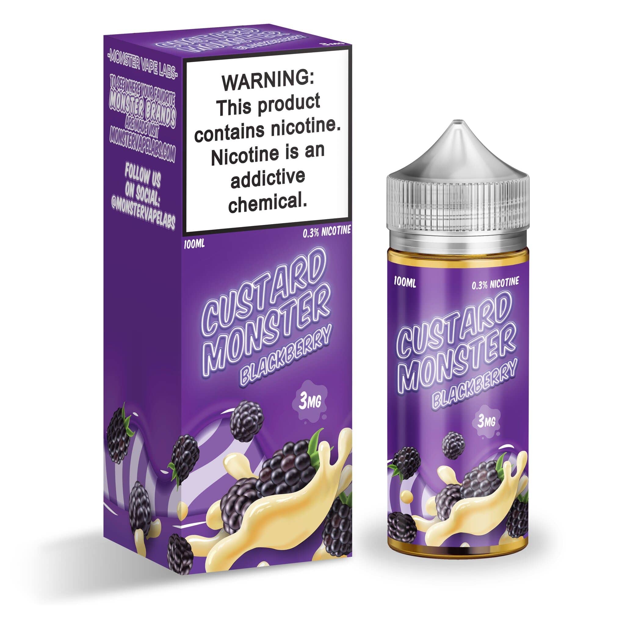 Blackberry - Custard Monster - Giant Vapes - Vape Juice