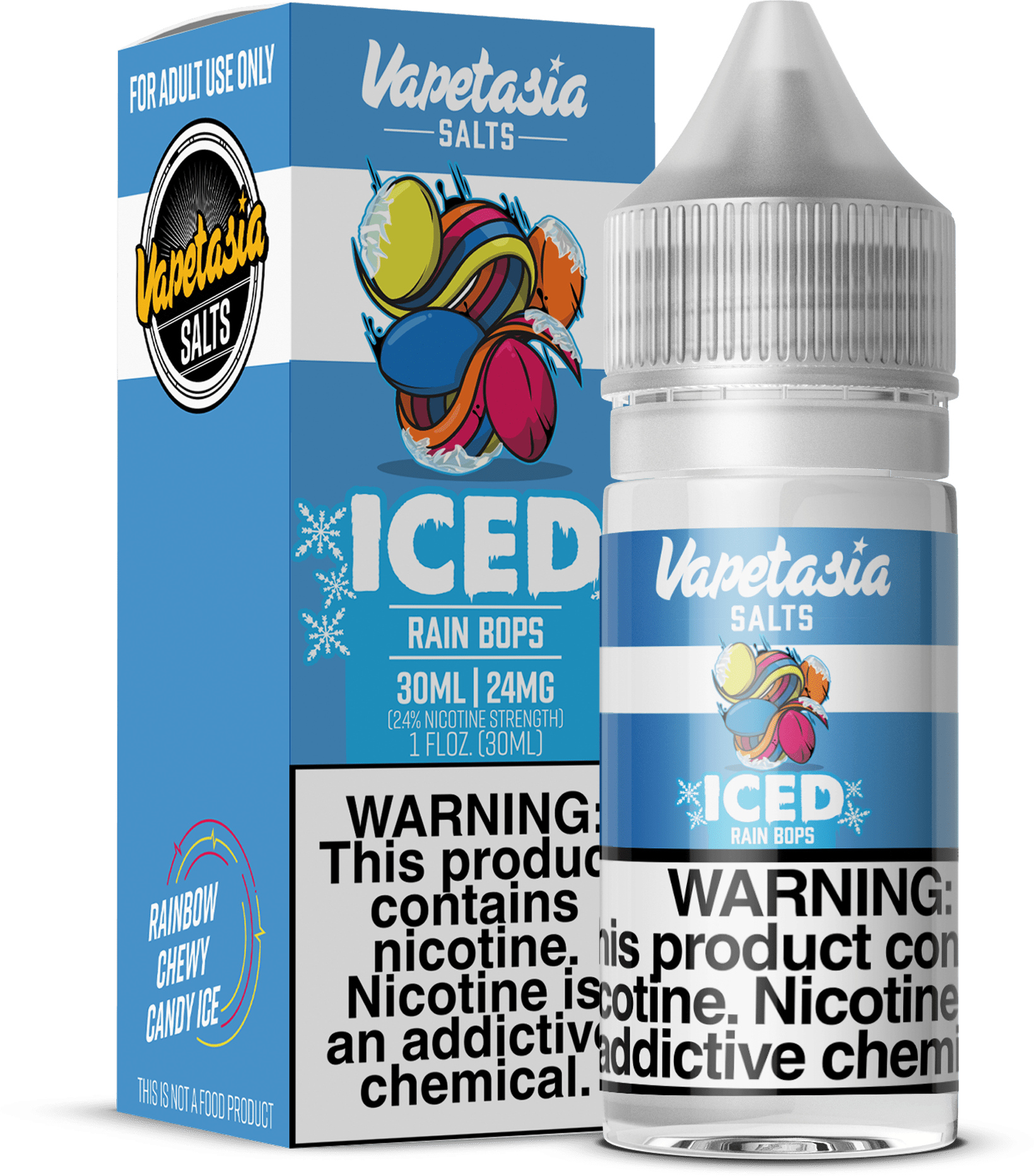 ICED Rain Bops SALT - Vapetasia - Salt Nicotine | Giant Vapes