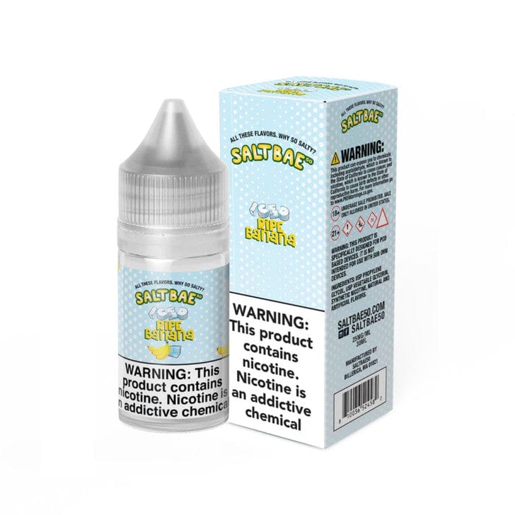 ICED Ripe Banana SALT - Salt Bae 50 - Salt Nic | Giant Vapes