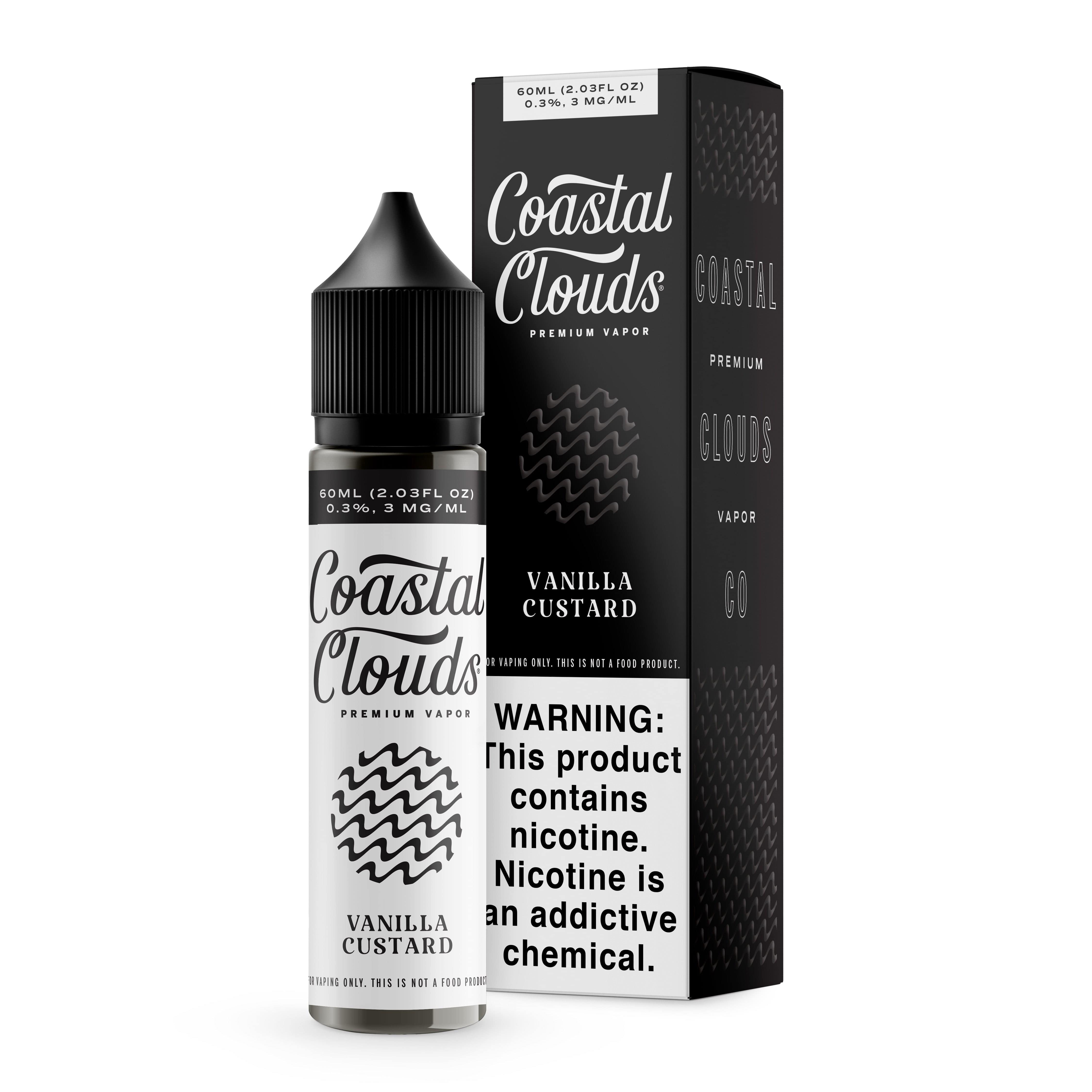 Vanilla Custard - Coastal Clouds - Vape Juice – Giant Vapes