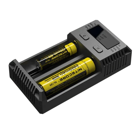 Nitecore i2 Intellicharge Battery Charger | Dual-Slot Smart Charger ...